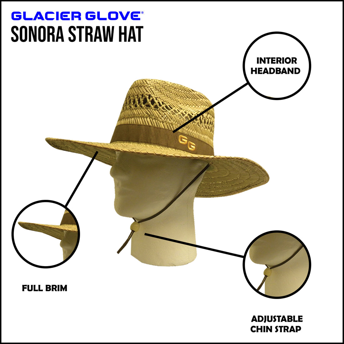 Glacier Glove Sonora Straw Hat – Another Fly Story